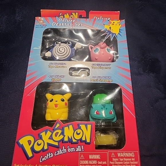 Nintendo creatures game | Other | Pokemon Deluxe Desktop Set 9951999 ...